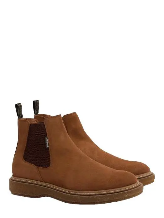 Barbour Tinstone Lugged Chelsea Boot - Toffee Suede