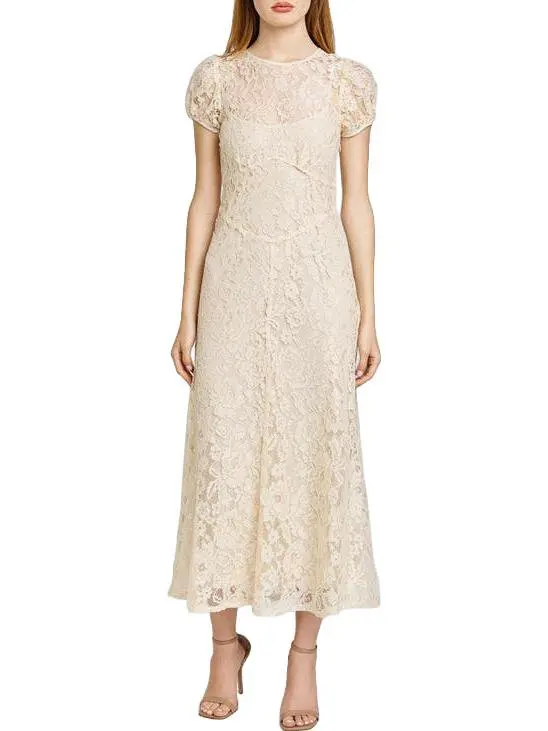 WAYF Clarity Lace Maxi Dress - Manilla