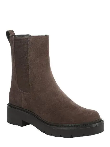 Nordstrom Darian Water Resistant Chelsea Boot - Brown Stone Dark