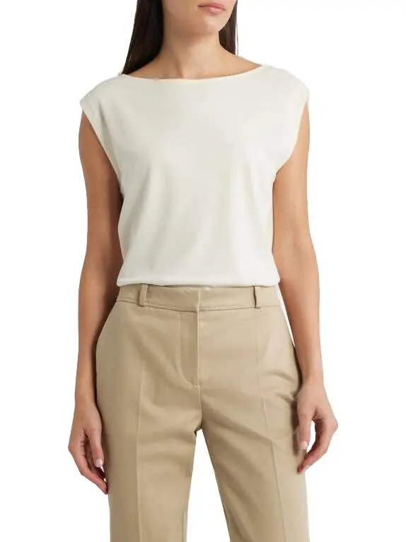 BOSS Ecreta Cotton Shell - Open Wht