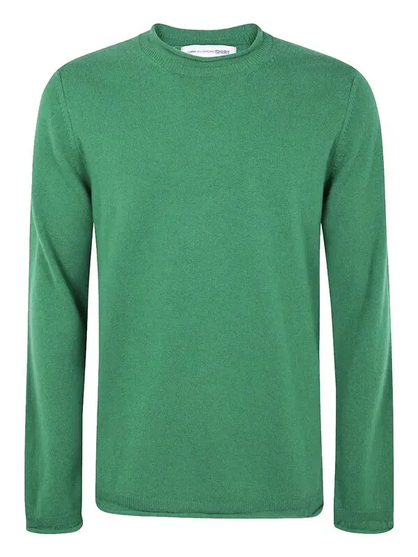 Comme Des Garçons Knitted Shirt - Green