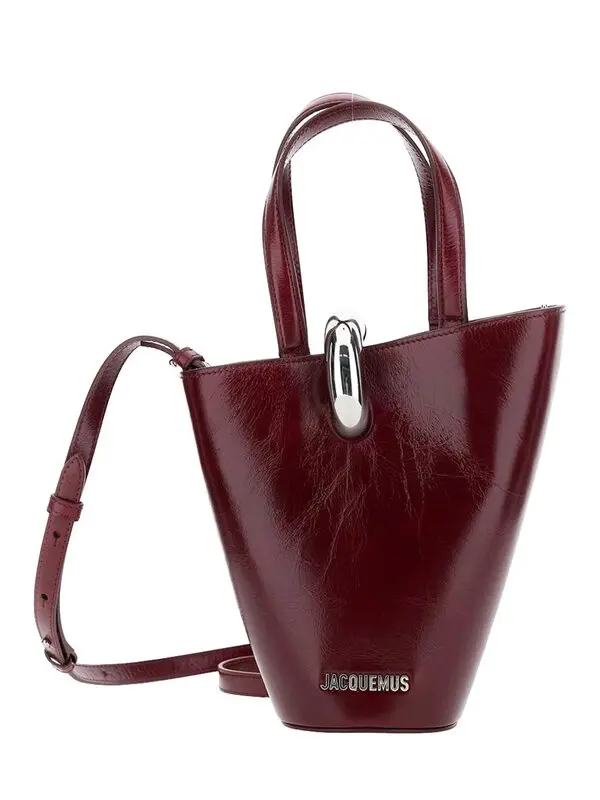 Jacquemus Le Petit Bambola Handbag With Ring Hardware - Red