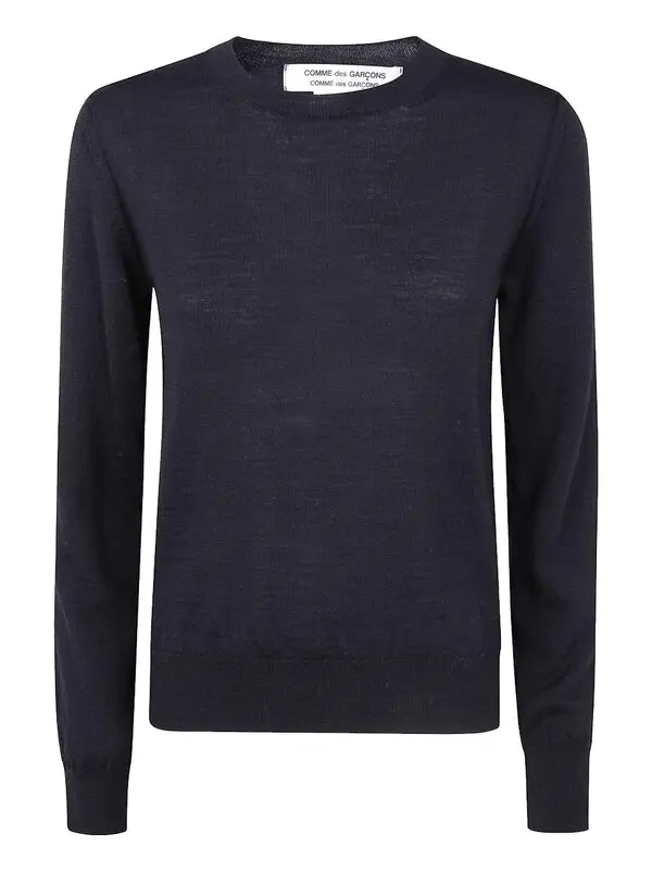 Comme Des Garçons Roundneck Sweater - Black