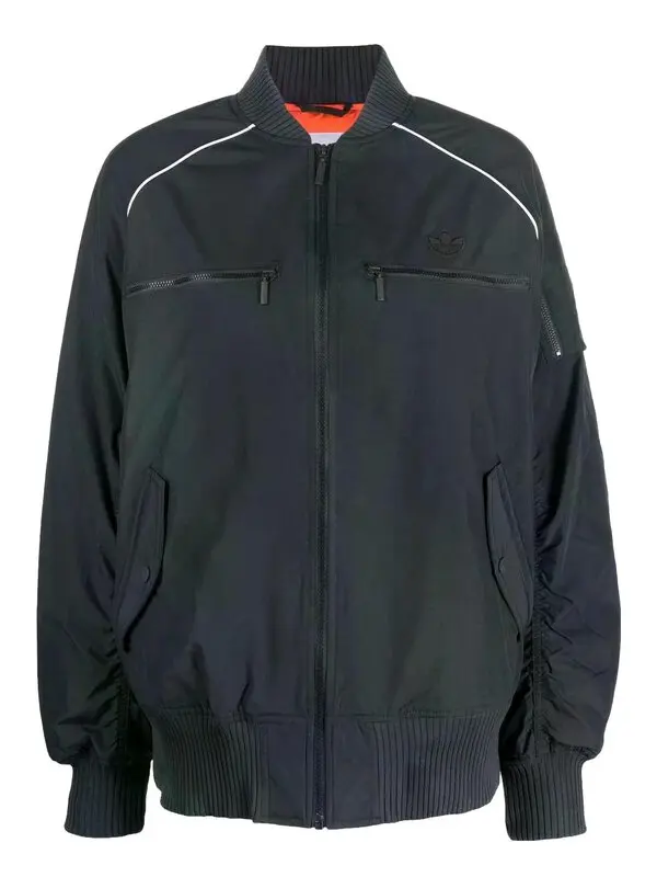 Adidas Zip-up Bomber Jacket - Grey