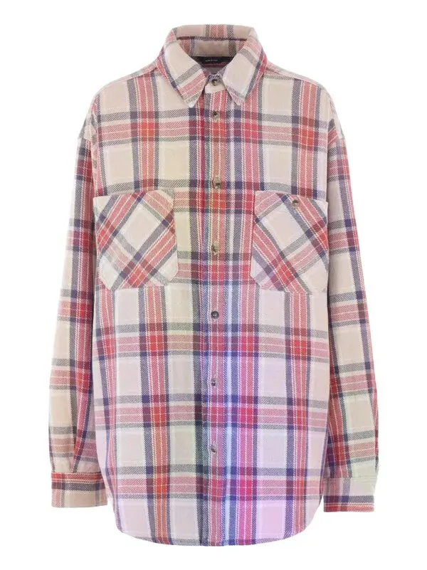 HAIKURE Checked Pocket Shirt - Neutrals
