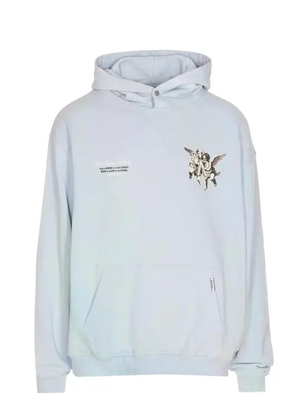 REPRESENT Angel-print Hoodie - Blue