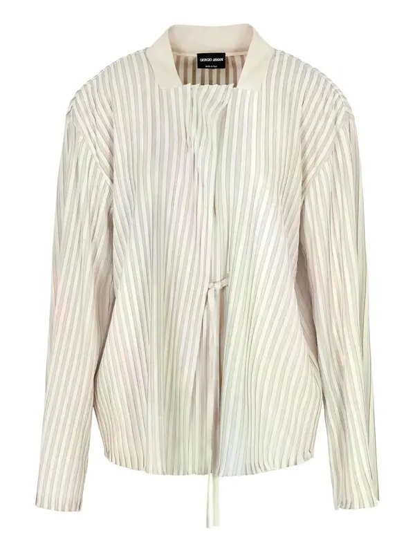 Giorgio Armani Silk Jacket - Neutrals