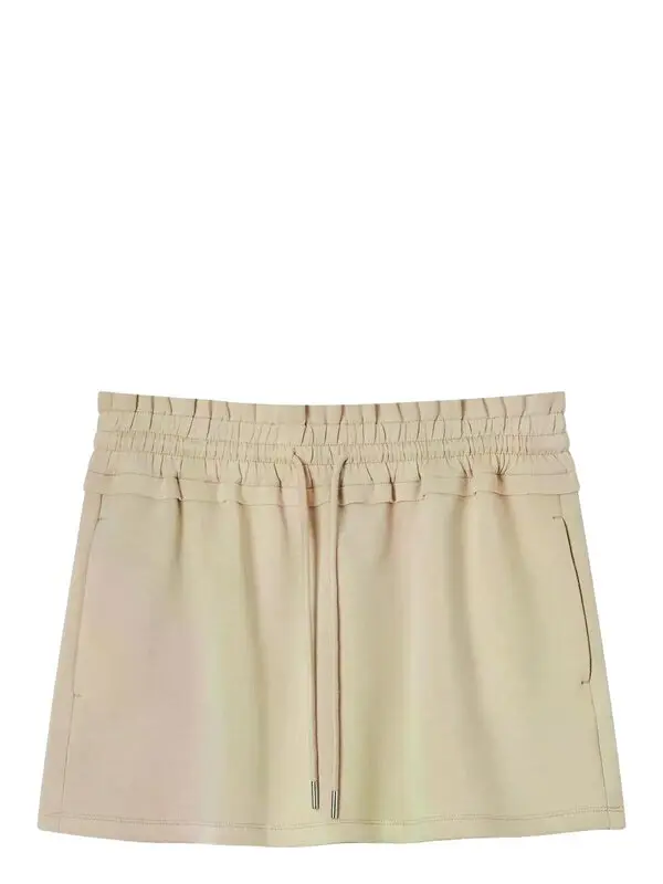 B+AB Ruffle-detail Mini Skirt - Neutrals