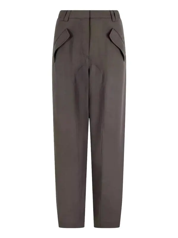 Giorgio Armani Straight-leg Trousers - Grey
