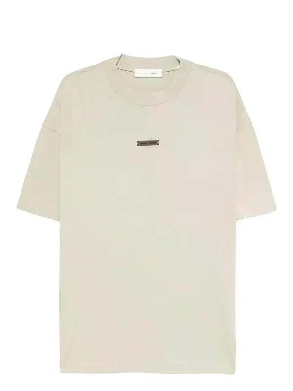 Fear Of God Logo-plaque T-shirt - Neutrals