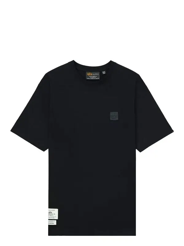 Alpha Industries Logo-detail Crew-neck T-shirt - Black