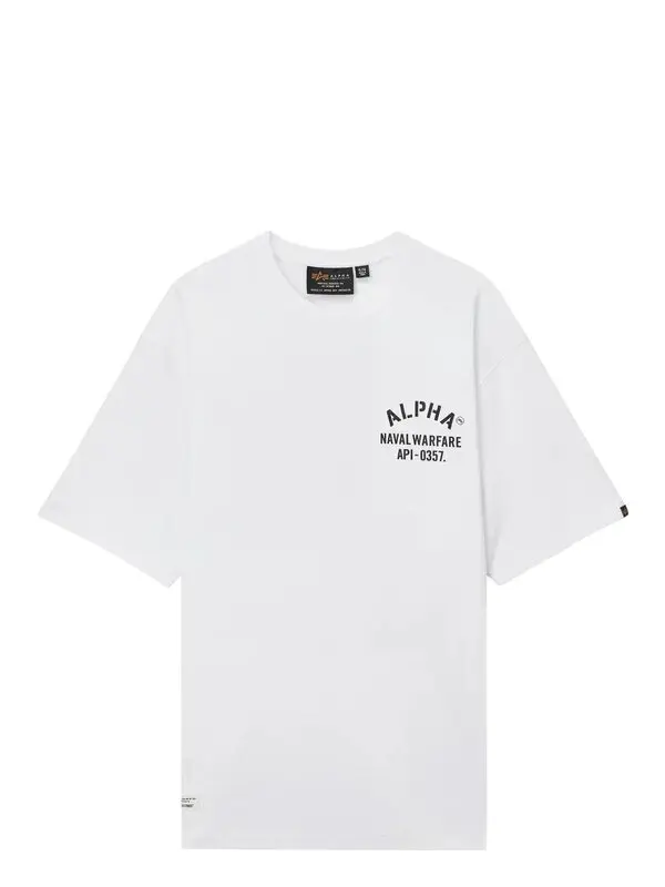 Alpha Industries Graphic Print T-shirt - White