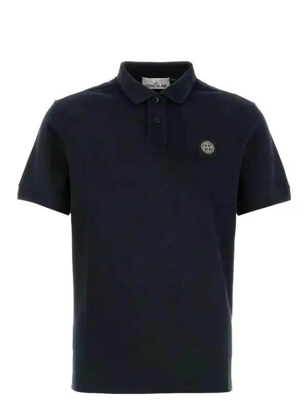 Stone Island Short-sleeve Polo Shirt - Blue