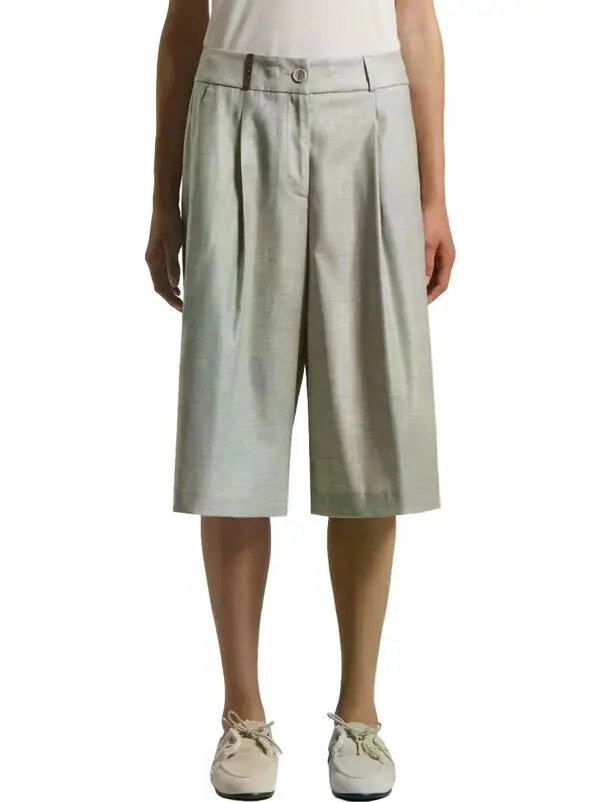 Peserico Tailored Shorts - Grey