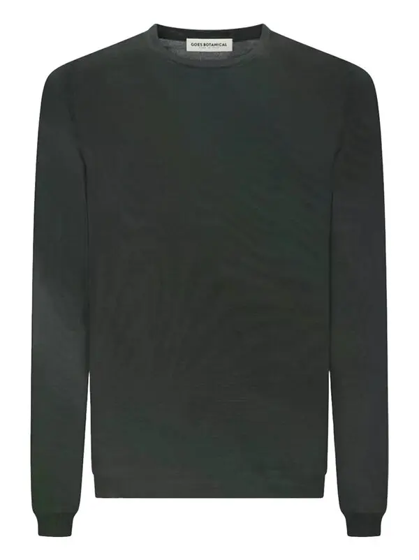 GOES BOTANICAL Crew-neck Long-sleeve Sweater - Green