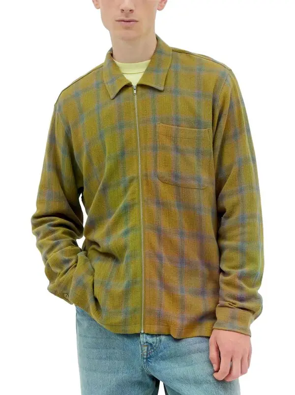Jason Markk Plaid-check Shirt - Green