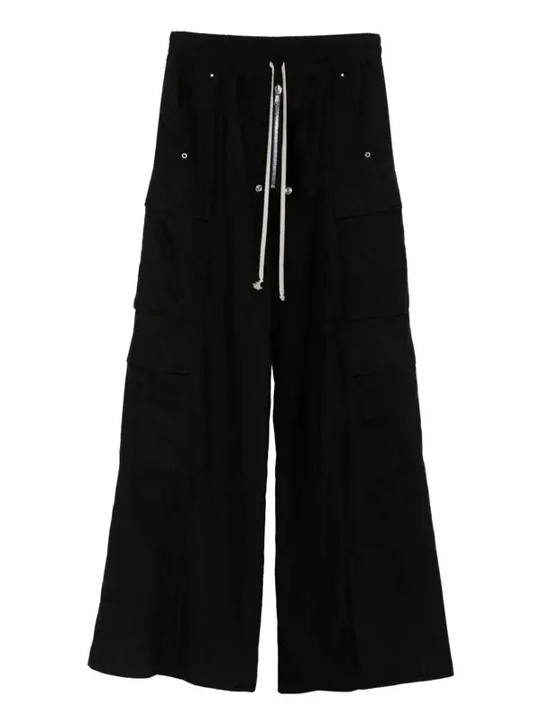 Rick Owens Cargobelas Drawstring Trousers - Black