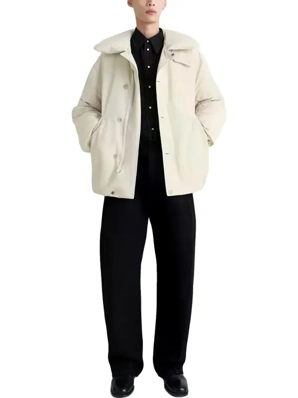 LEMAIRE Bubble-collar Puffer Jacket - Neutrals