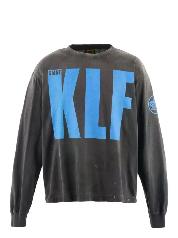 SAINT MXXXXXX Klf Long-sleeve T-shirt - Black
