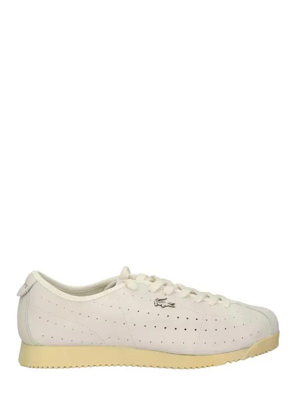 Lacoste Club-low Perforated Leather Sneakers - White