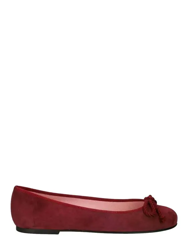 Pretty Ballerinas Rosario Bow-detail Ballet Flats - Red