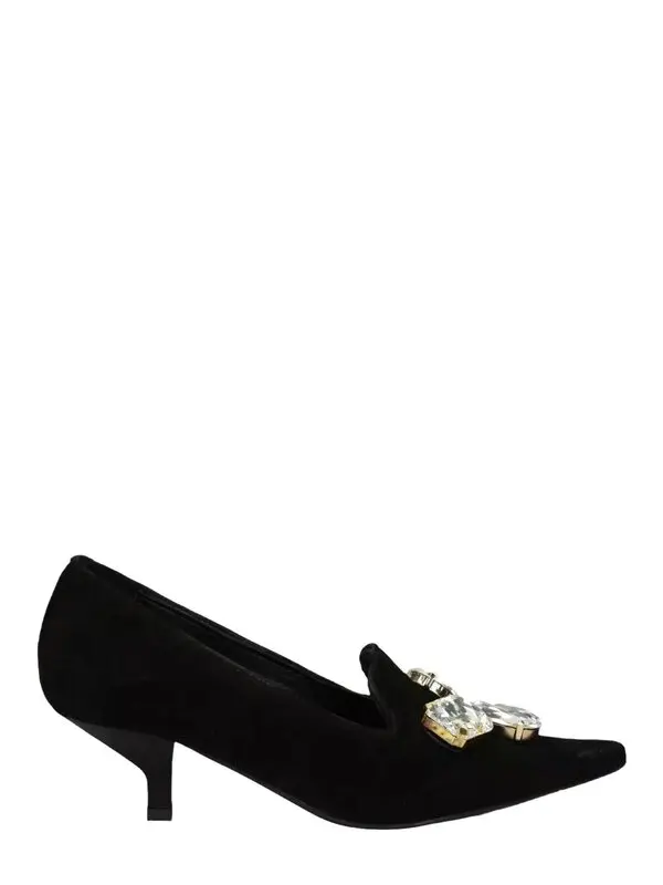RAS 50mm Crystal-embellished Pumps - Black