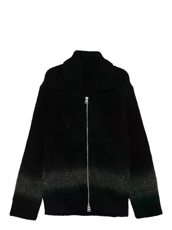 Sacai Zip-front Cardigan - Black