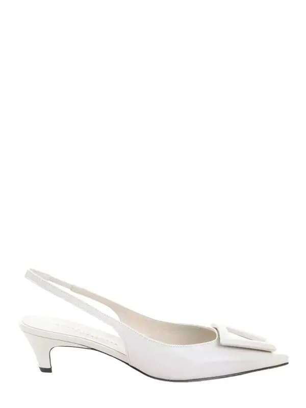 Roberto Festa 40mm Dorien Slingback Pumps - White