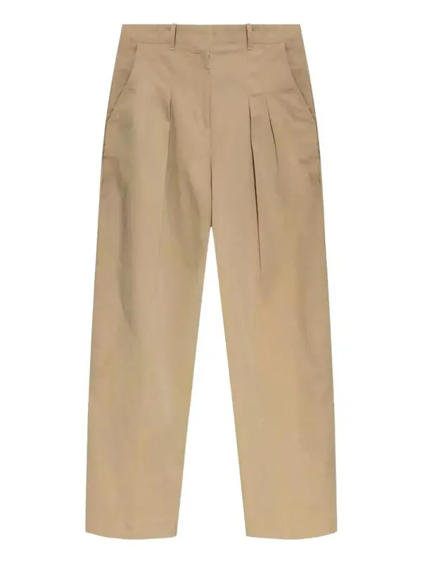 Lacoste Pleated Trousers - Neutrals