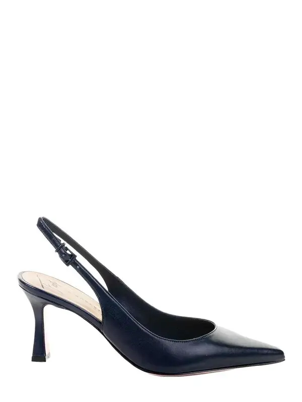 Roberto Festa 70mm Pointed-toe Slingback Pumps - Blue