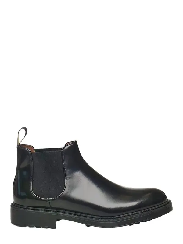 DOUCAL'S Leather Chelsea Boots - Black