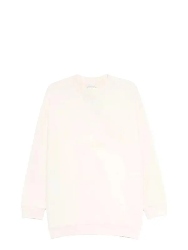 ANINE BING Embroidered Logo Sweatshirt - Neutrals