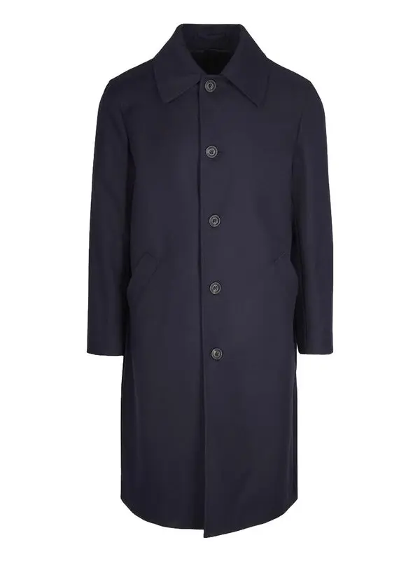 L.B.M. 1911 Wool Coat - Blue
