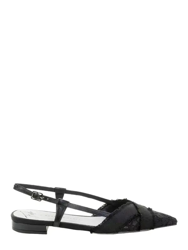 Roberto Festa Kesha Slingback Ballet Flats - Black