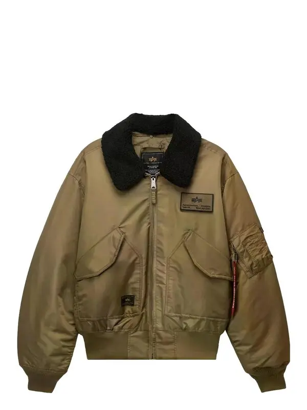 Alpha Industries Sherpa-collar Bomber Jacket - Neutrals