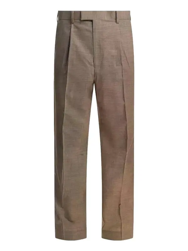 Auralee Wool Trousers - Brown