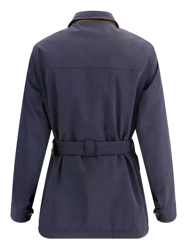 Brunello Cucinelli Belt-waist Shirt Jacket - Blue
