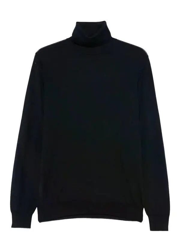 MAURO OTTAVIANI Turtleneck Wool Sweater - Black