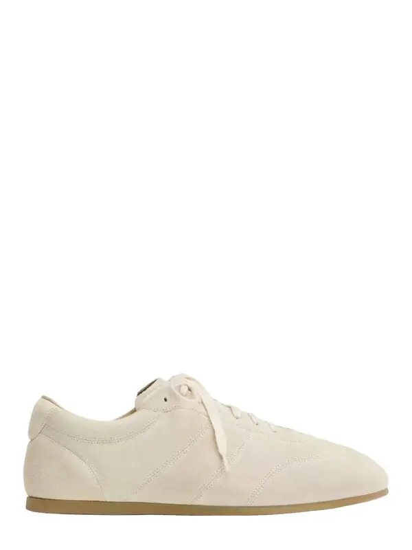 LEMAIRE Quilted Suede Sneakers - Neutrals