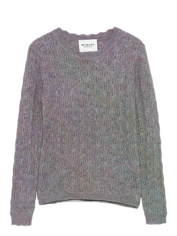 MARANT ETOILE Obeline Round-neck Sweater - Blue