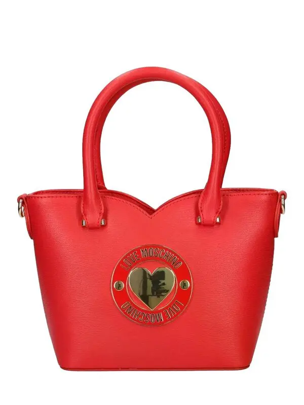 Moschino Logo-plaque Tote Bag - Red