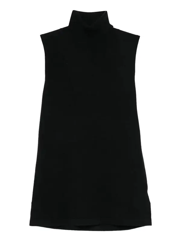 Arch4 Sleeveless Turtleneck Top - Black