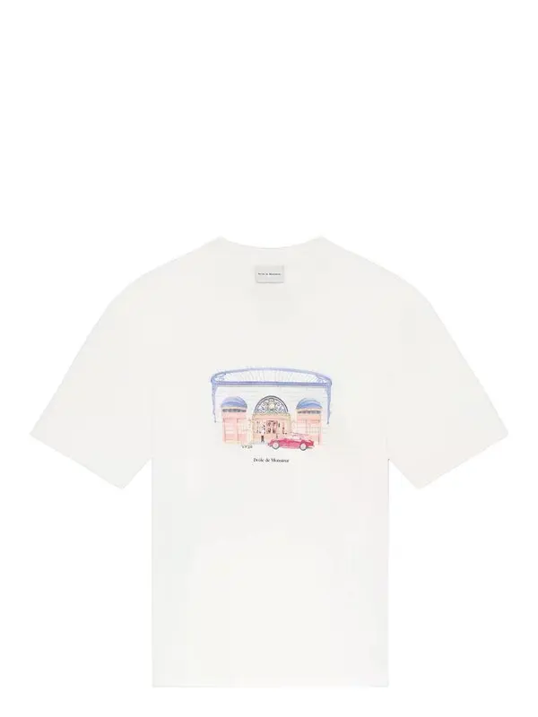 Drole De Monsieur Printed T-shirt - Neutrals