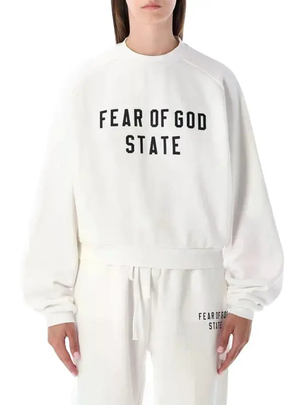 Fear Of God Fleece Sweatshirt - White