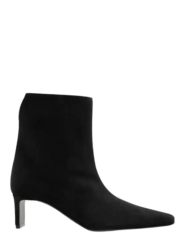 Khaite 55mm Ona Square-toe Ankle Boots - Black