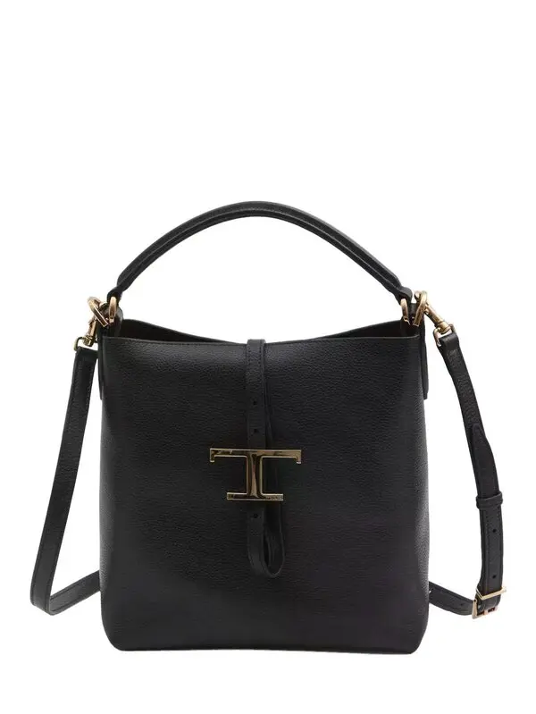 TOD'S T Timeless Mini Bucket Bag - Black