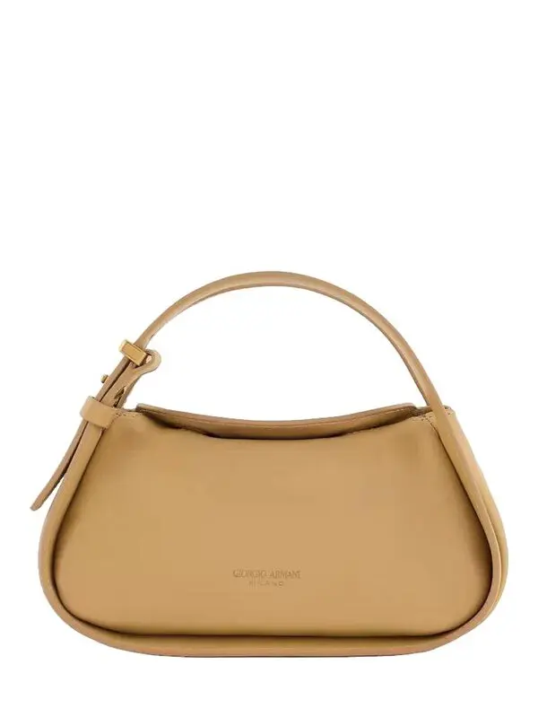 Giorgio Armani Leather Tote - Yellow