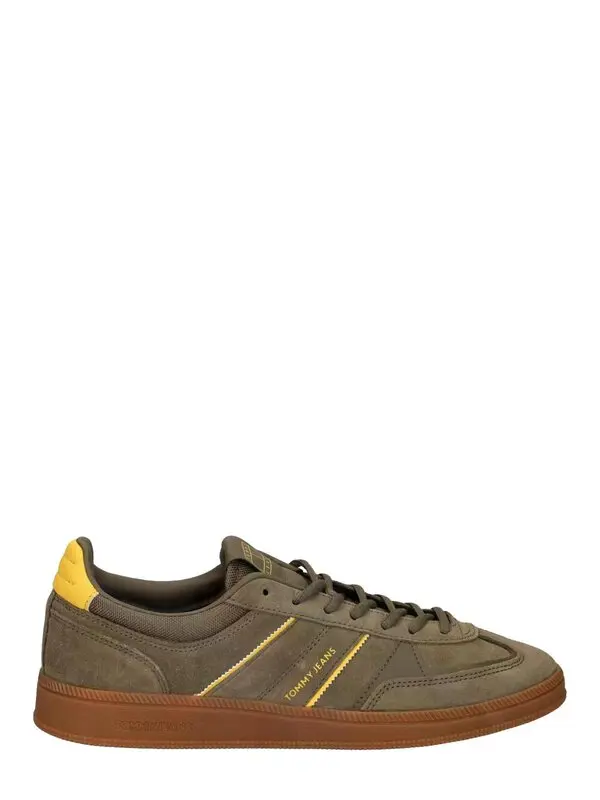 Tommy Hilfiger The Greenwich Suede-stripe Sneakers - Brown