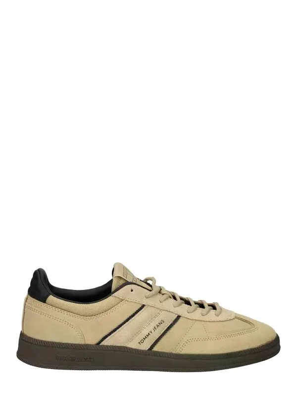 Tommy Hilfiger Greenwich Leather Stripe Sneakers - Neutrals