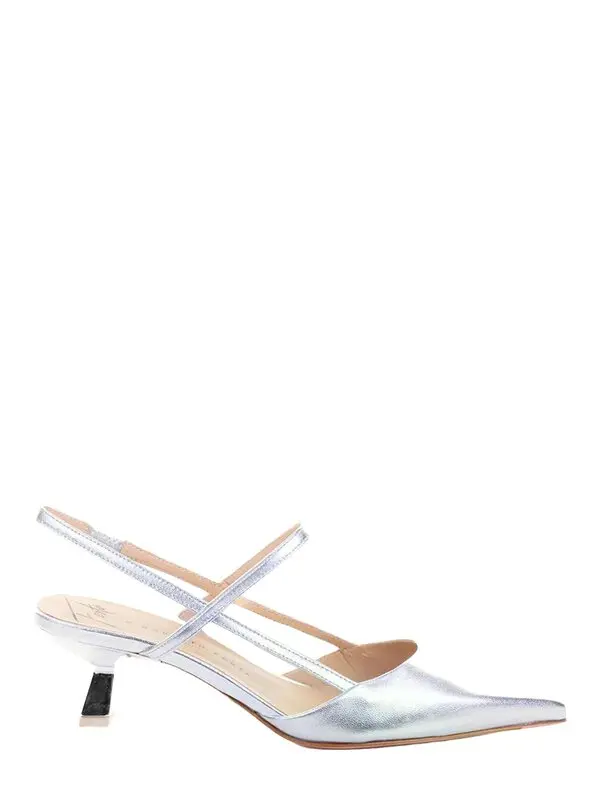 Roberto Festa Amai Slingback Pumps - Silver